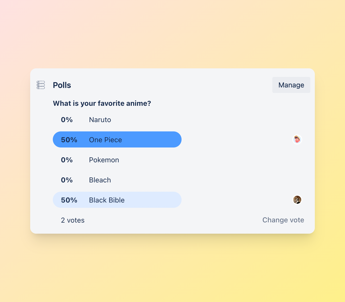 Polls - Tiny Power-Ups Club Power-Up | Trello